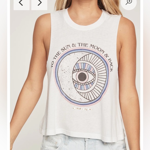 Spiritual Gangster | Tops | Spiritual Gangster Sun Moon Crop Tank ...
